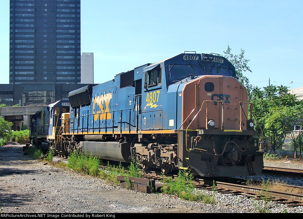 CSX 4807 Ballast Train